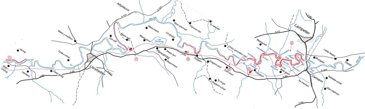 SECTION B (LAMPETER / LLANYBYDDER) – Teifi Fishing